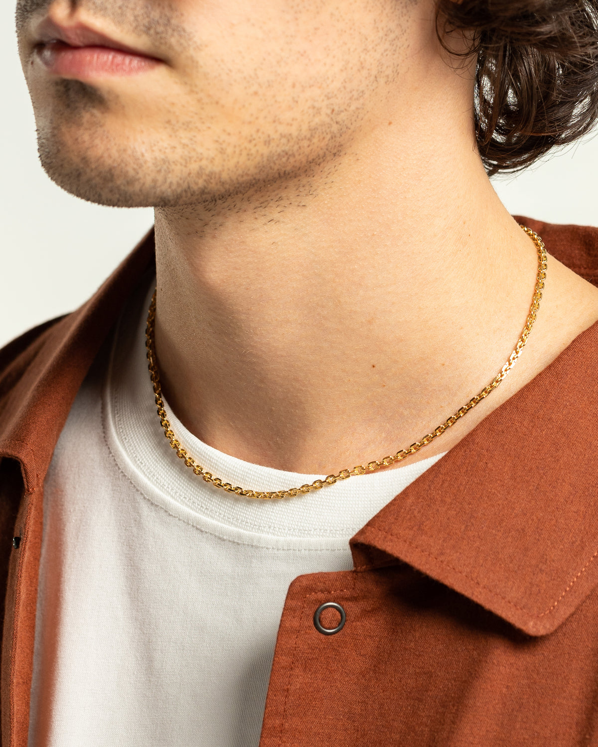 Tom Wood Anker Chain in Gold